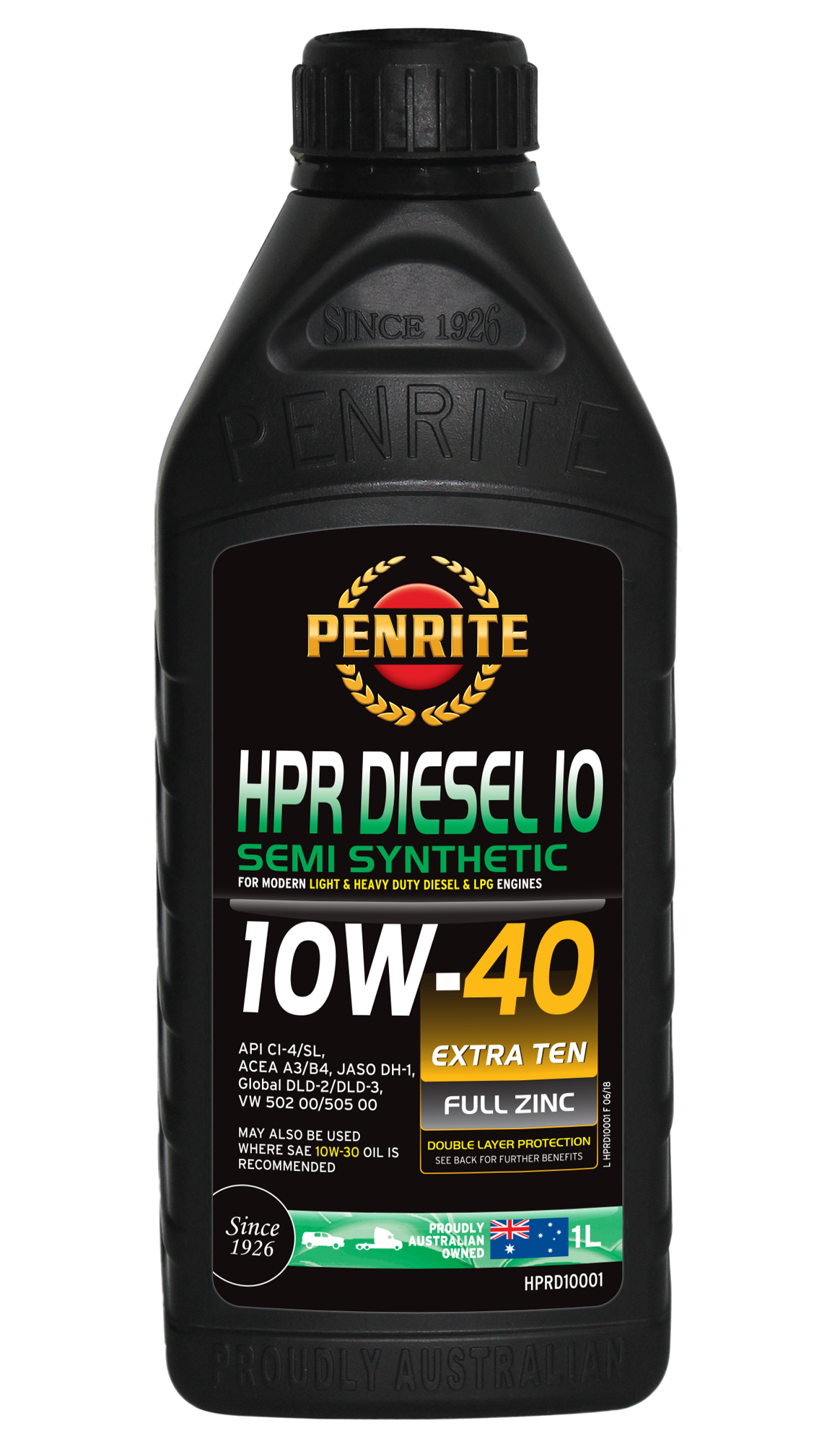 HPR DIESEL 10 10W-40 (Semi Syn.) | Penrite Oil