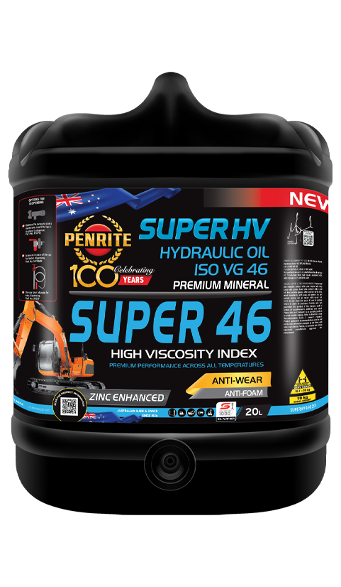 SUPER HV 46 HYDRAULIC OIL (Mineral) | Penrite Oil