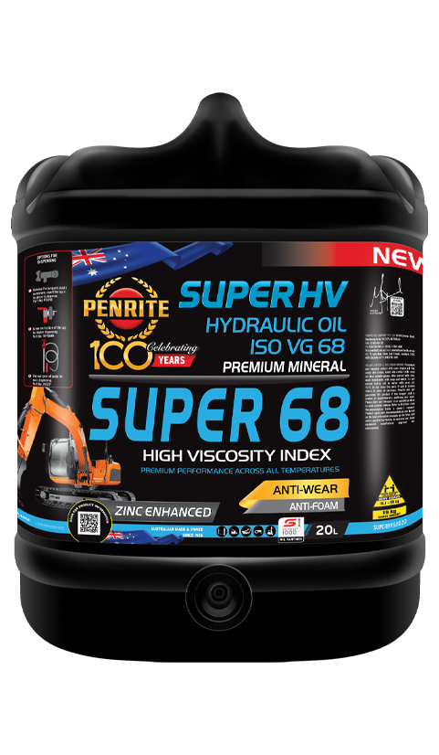 SUPER HV 68 HYDRAULIC OIL (Mineral) | Penrite Oil